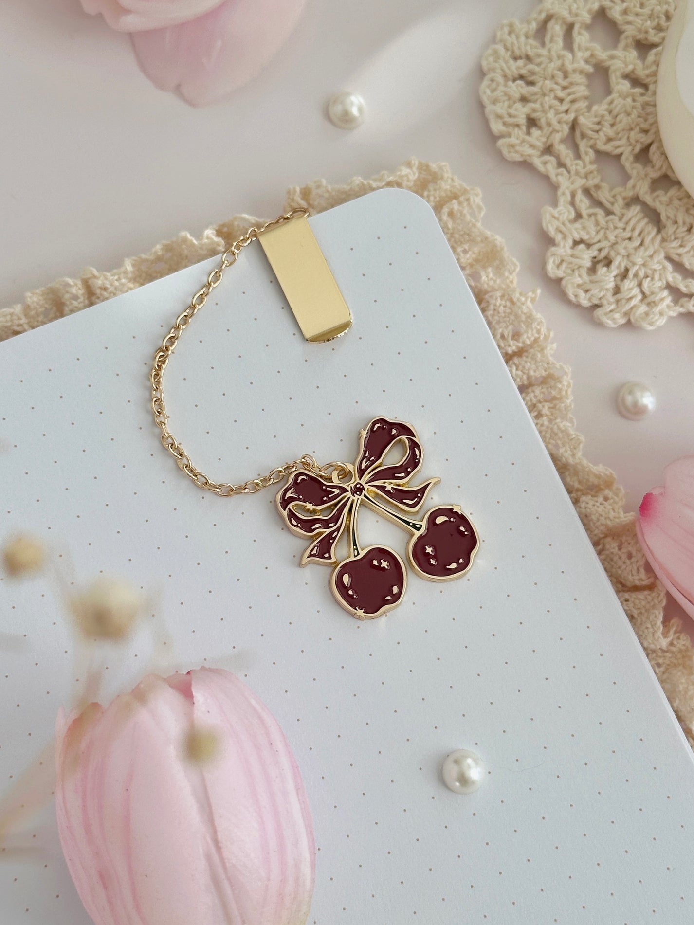 160 gsm | A5 | cherry cake notebook (dotted, lined) – leela journals