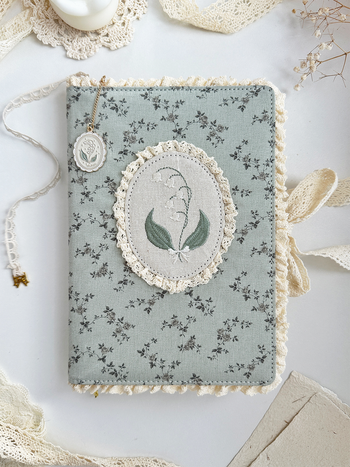 A5 | lily of the valley notebook cover – leela journals