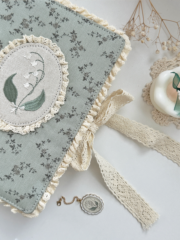 A5 | lily of the valley notebook cover – leela journals