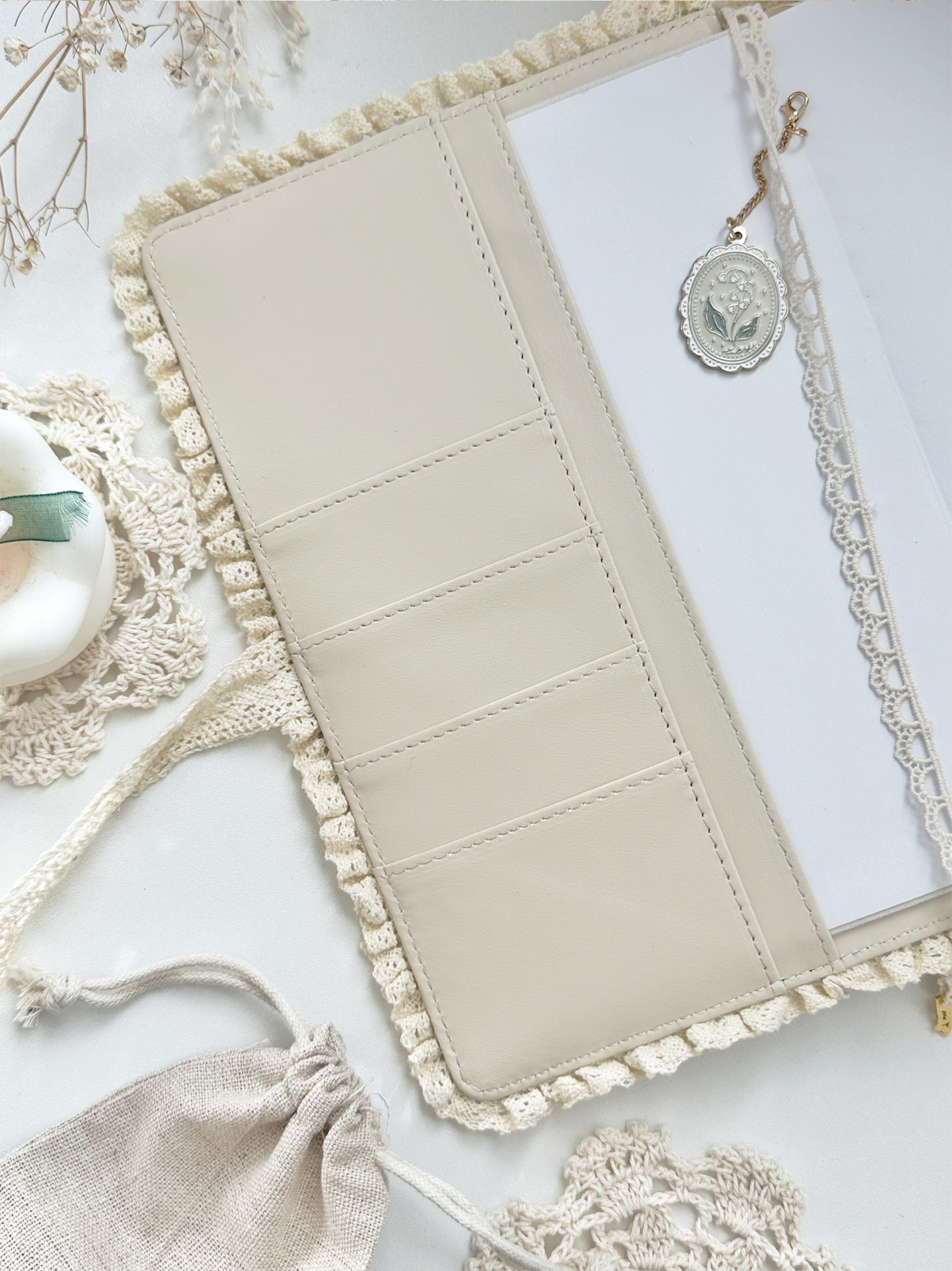 A5 | lily of the valley notebook cover – leela journals