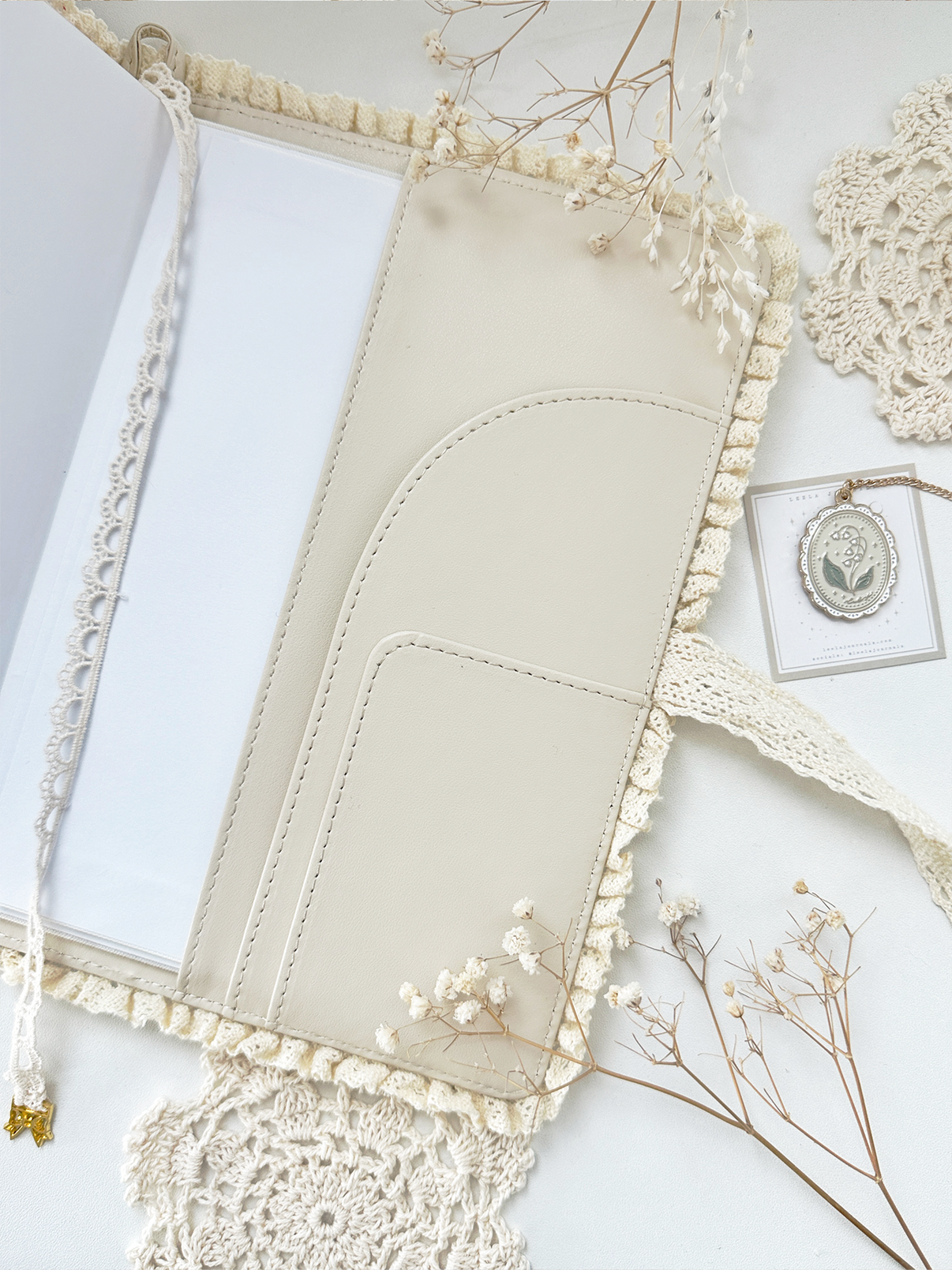 A5 | lily of the valley notebook cover – leela journals