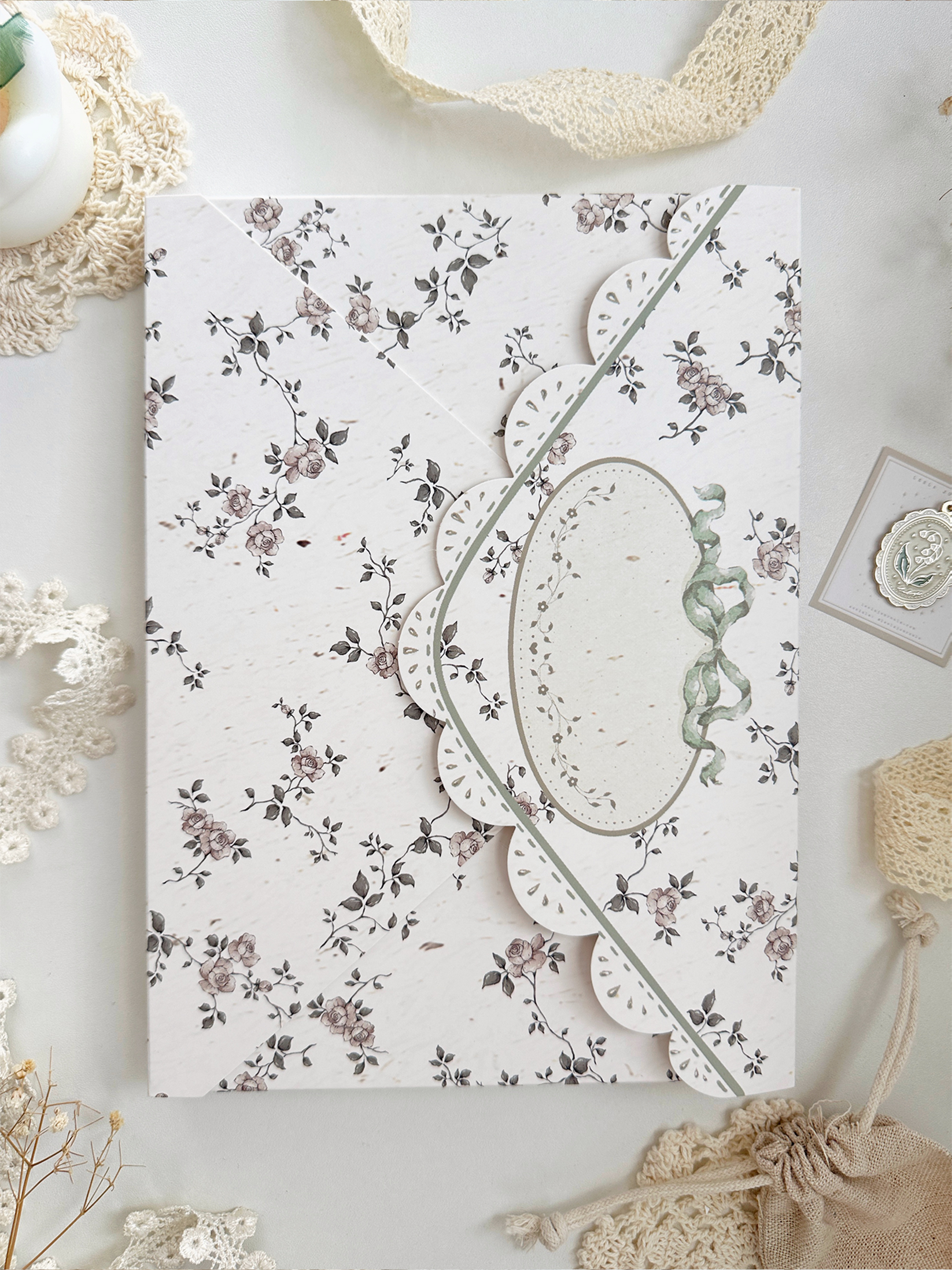 A5 | lily of the valley notebook cover – leela journals