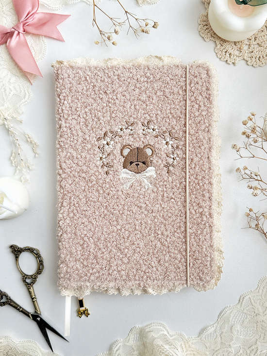 160 gsm | B5 | teddy bear notebook (dotted) – leela journals