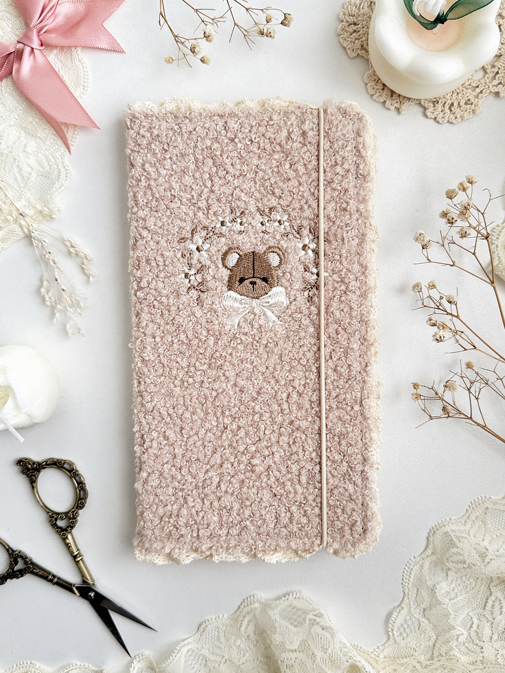 160 gsm | TN | teddy bear notebook (dot, grid) – leela journals
